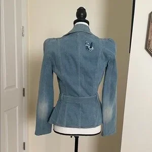 Dior | Jackets & Coats | Christian Dior Embroidered Flower Butterfly ...